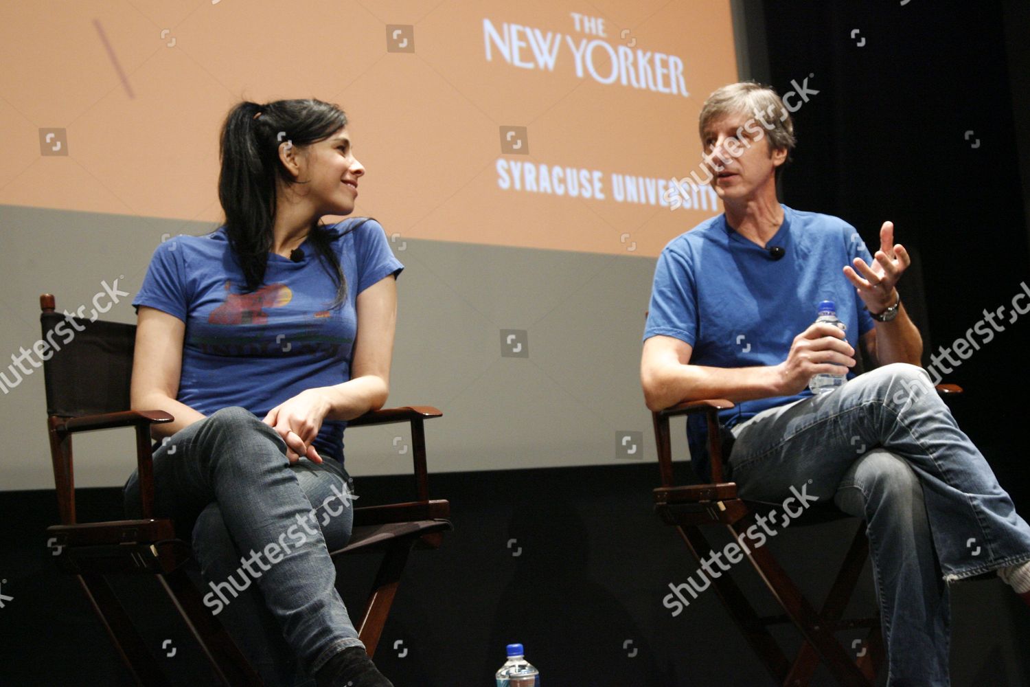 Sarah Silverman Andy Borowitz Editorial Stock Photo - Stock Image ...