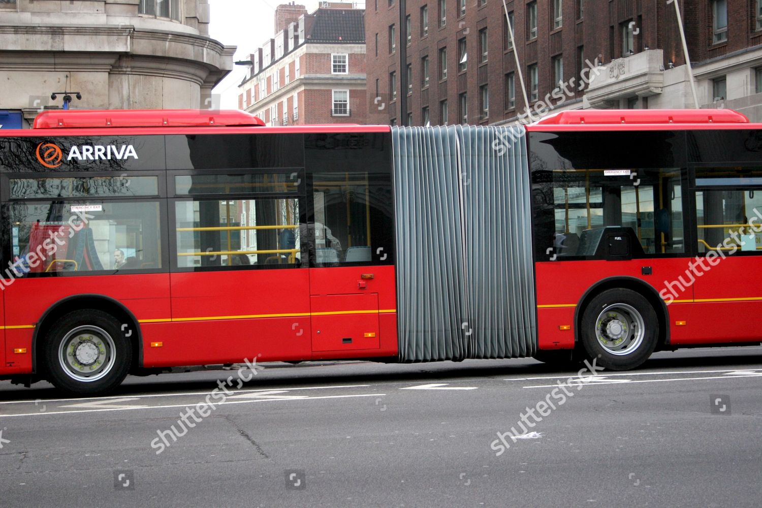 Red London Bendy Bus Editorial Stock Photo - Stock Image | Shutterstock