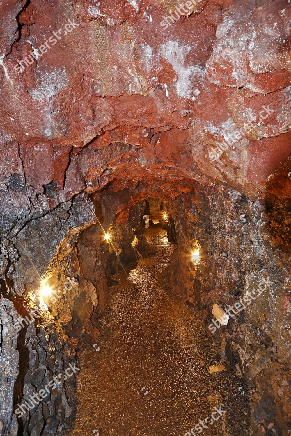 Lava Cave Sao Vicente Madeira Portugal Editorial Stock Photo - Stock ...
