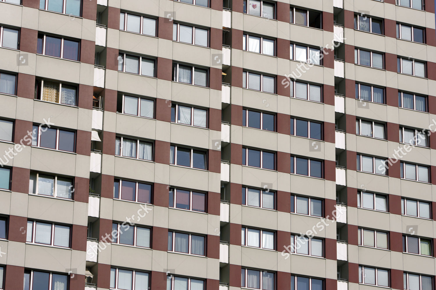 Facade High Rise Apartment Building Berlin Editorial Stock Photo ...