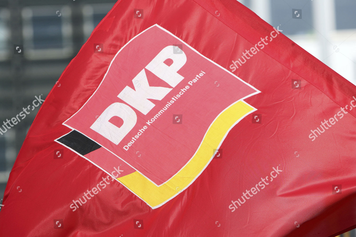 Dkp Logo On Red Flag Editorial Stock Photo - Stock Image | Shutterstock