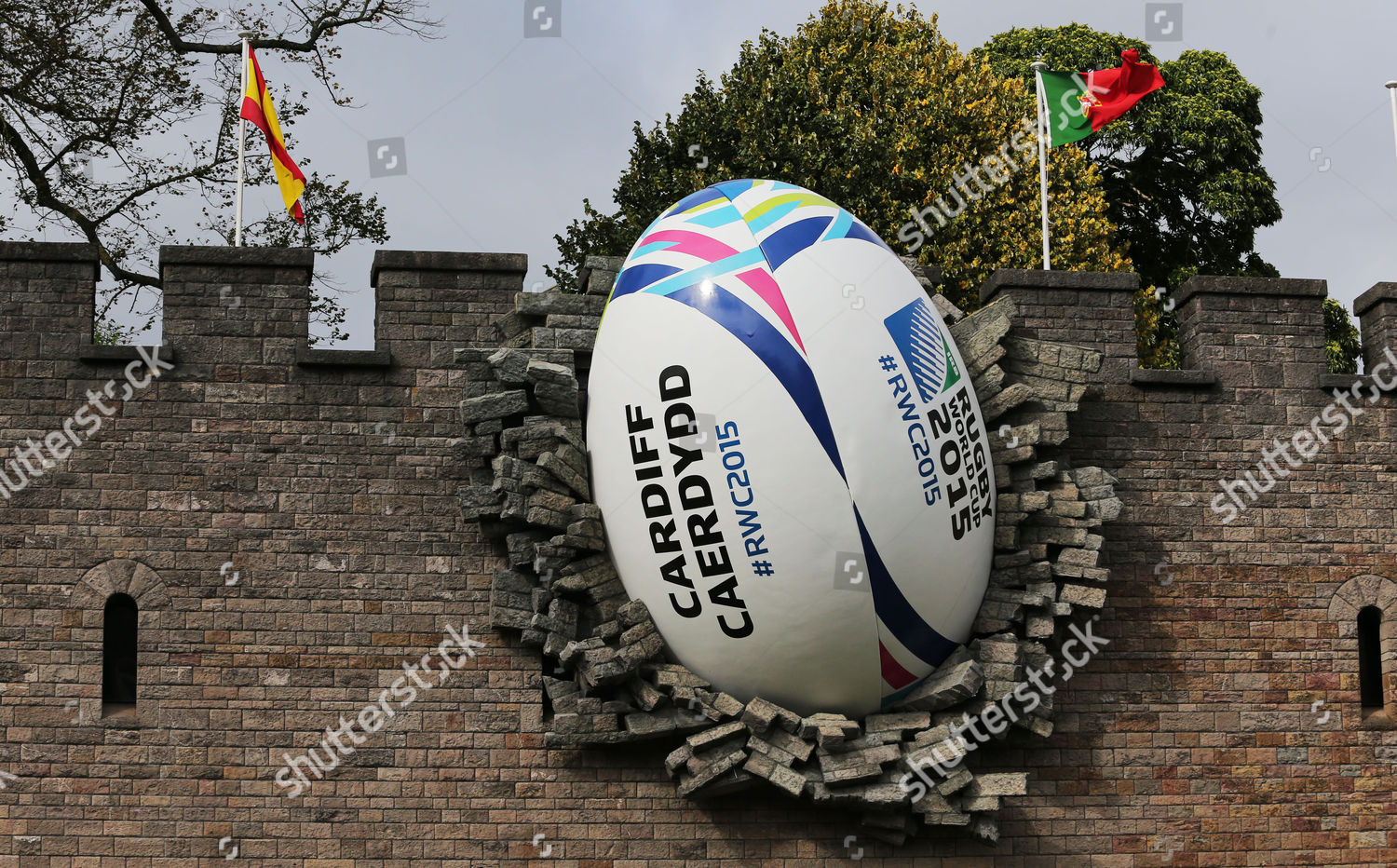 Rugby World Cup Ball Seen Look Editorial Stock Photo - Stock Image ...
