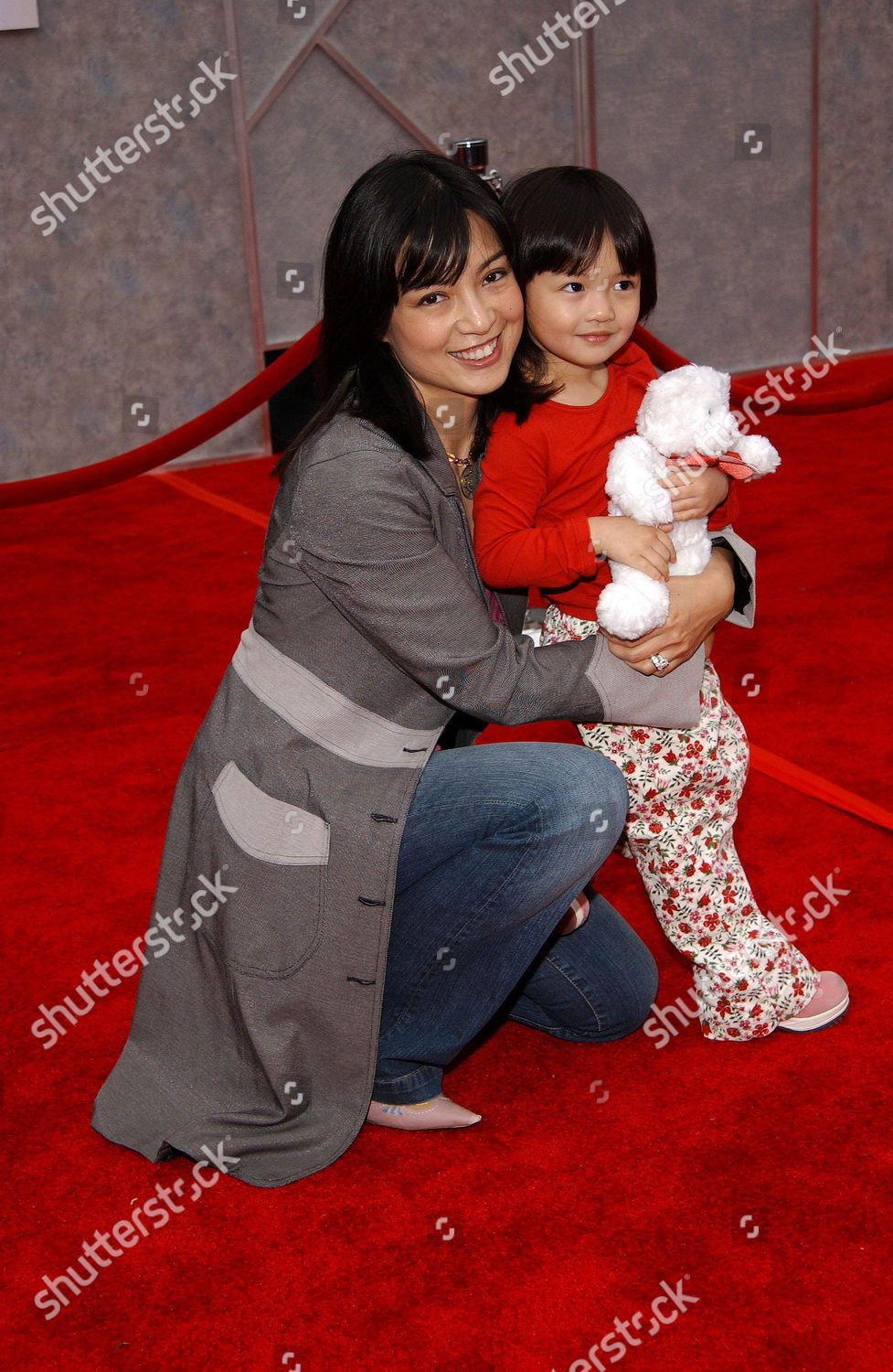 Ming Na Daughter Michaela Editorial Stock Photo - Stock Image ...
