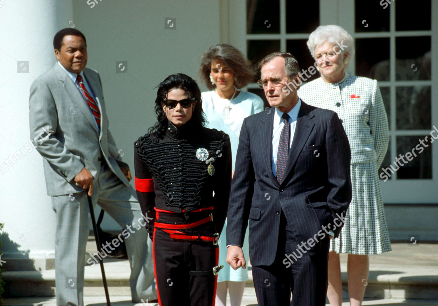 Michael Jackson President George Bush First Editorial Stock Photo ...