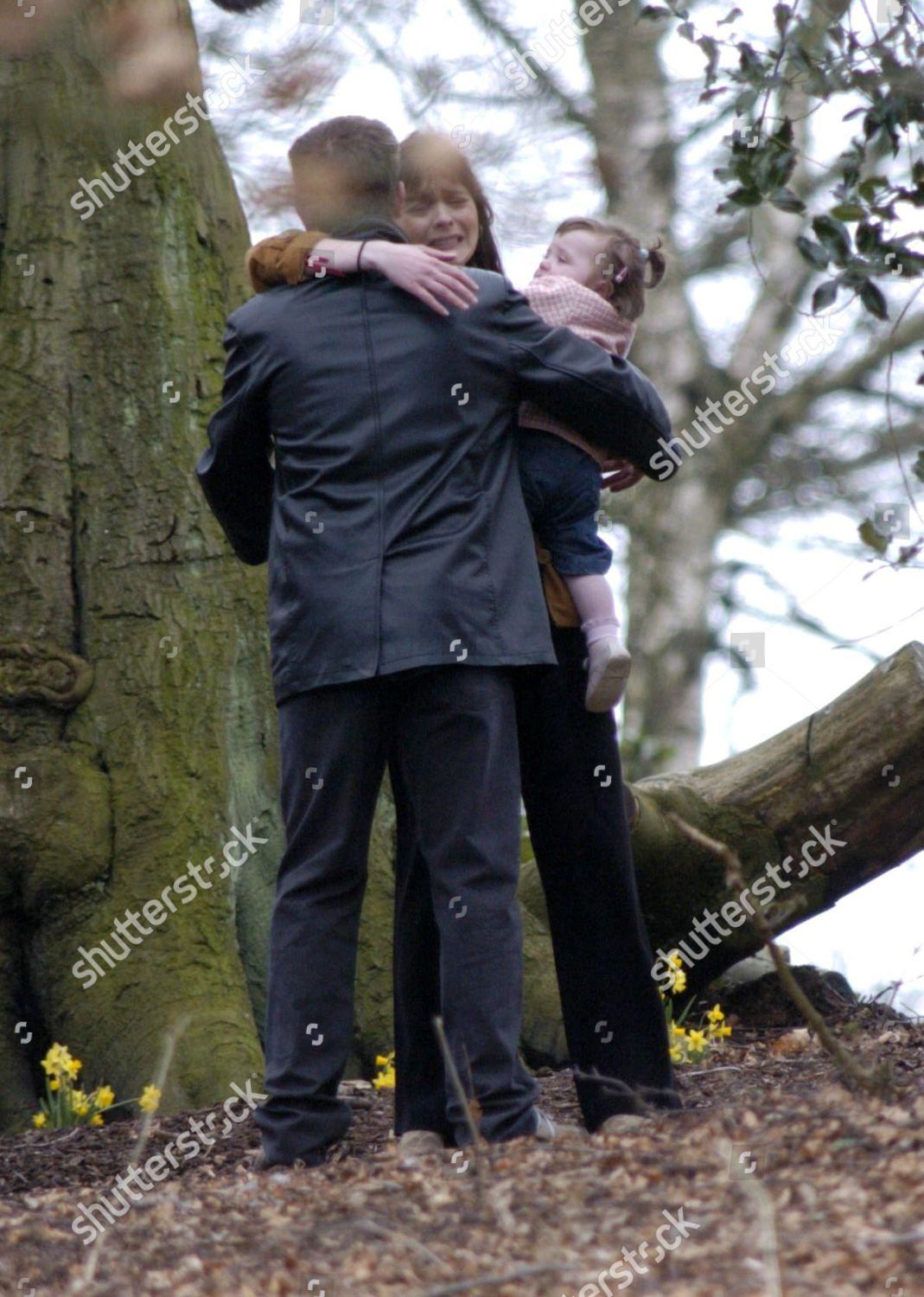 Simon Gregson Kate Ford Amy Hugs Editorial Stock Photo - Stock Image ...