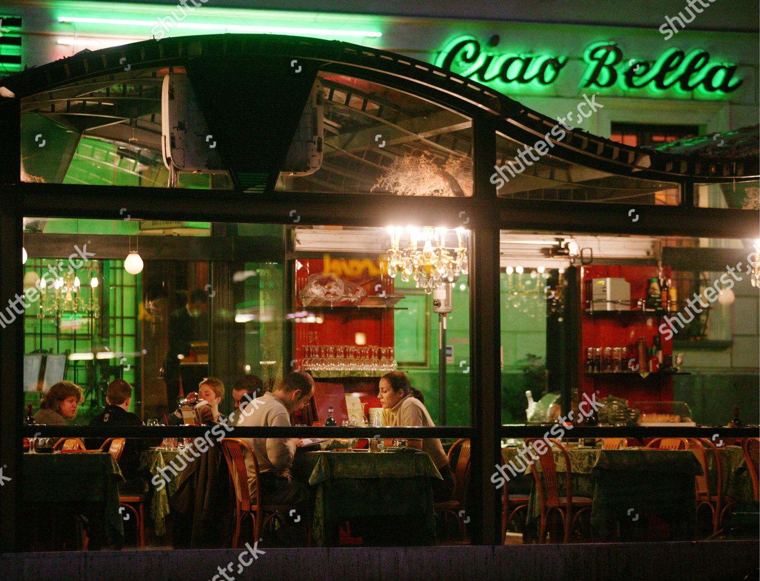 Restaurant Via Veneto Street Rome Italy Editorial Stock Photo - Stock ...
