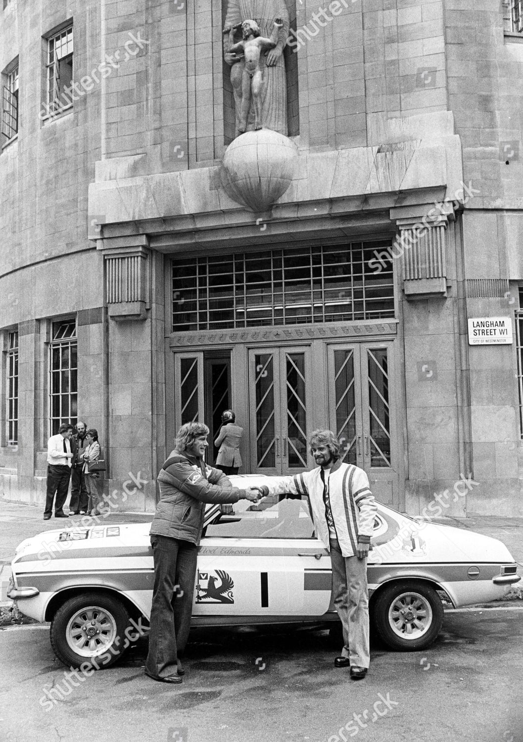 James Hunt Noel Edmunds Outside Broadcasting Editorial Stock Photo ...