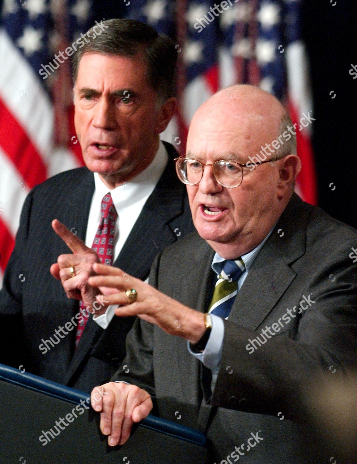 Senator Chuck Robb Judge Laurence H Editorial Stock Photo - Stock Image ...