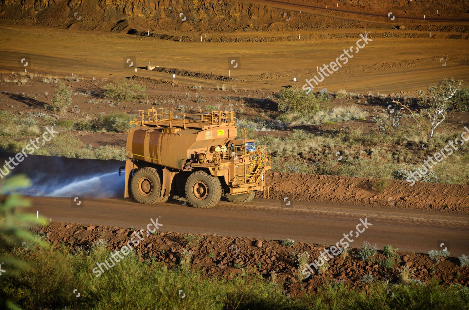 Water Cart Used Iron Mine Dampen Editorial Stock Photo - Stock Image ...