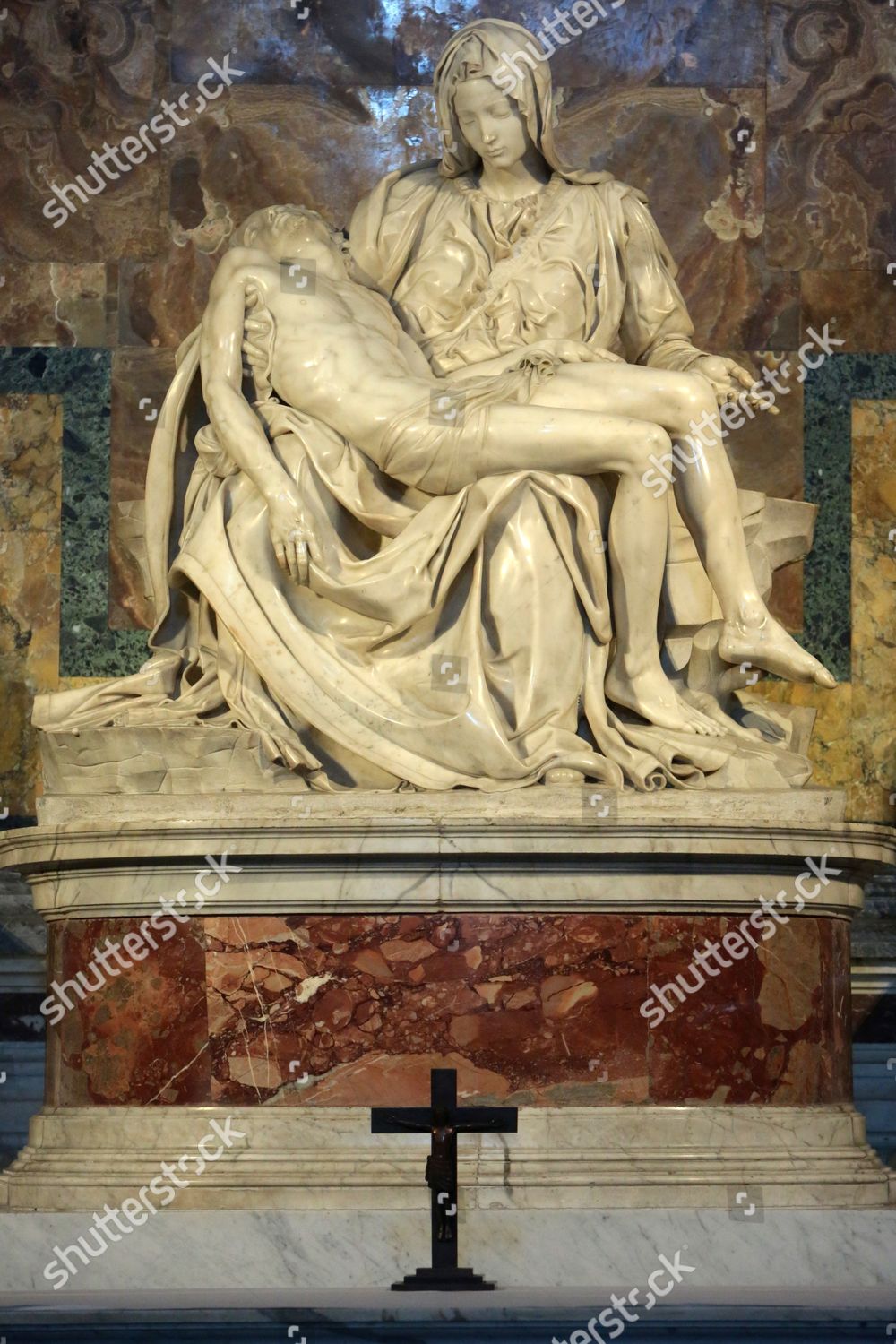 Michaelangelo S Pieta Sculpture 1499 St Editorial Stock Photo - Stock ...