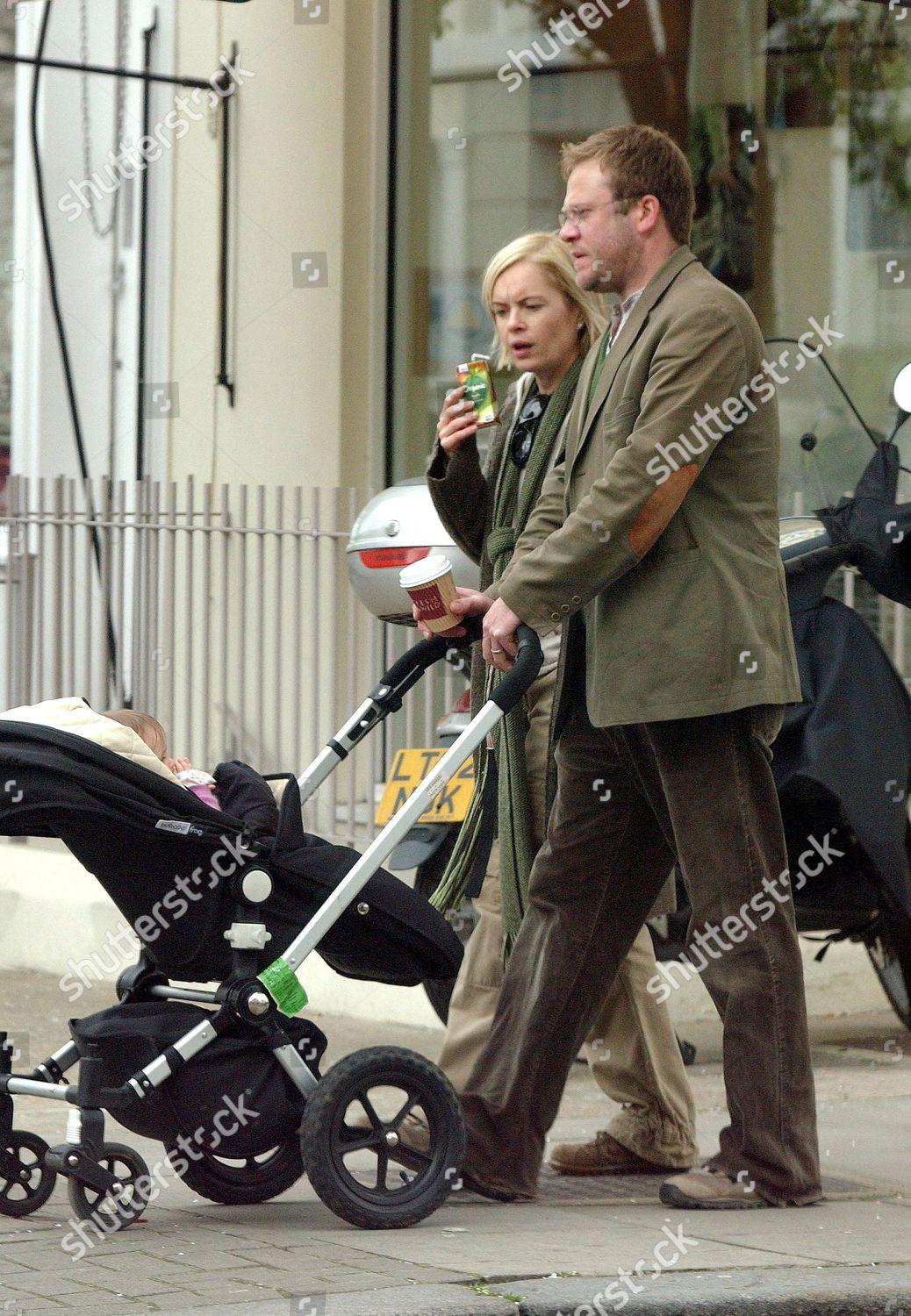 Mariella Frostrup Husband Jason Mccue Baby Editorial Stock Photo ...