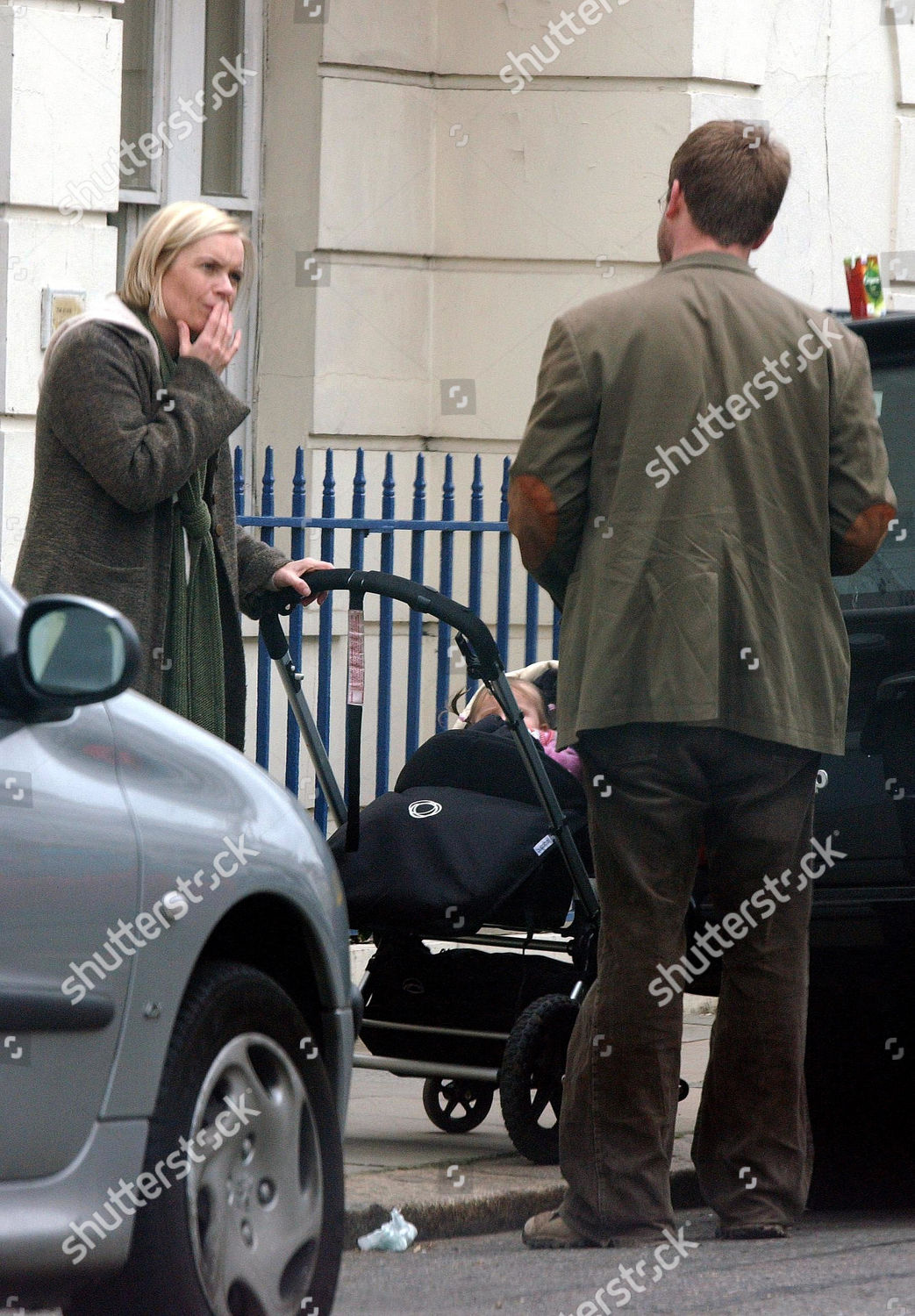 Mariella Frostrup Husband Jason Mccue Baby Editorial Stock Photo ...