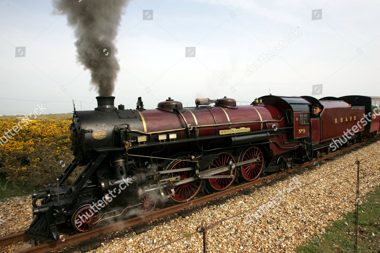 Steam Engine Winston Churchill 462 Pacific Editorial Stock Photo ...