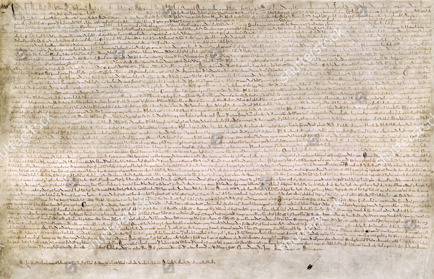 Great Charter Magna Carta Great Charter Editorial Stock Photo - Stock ...