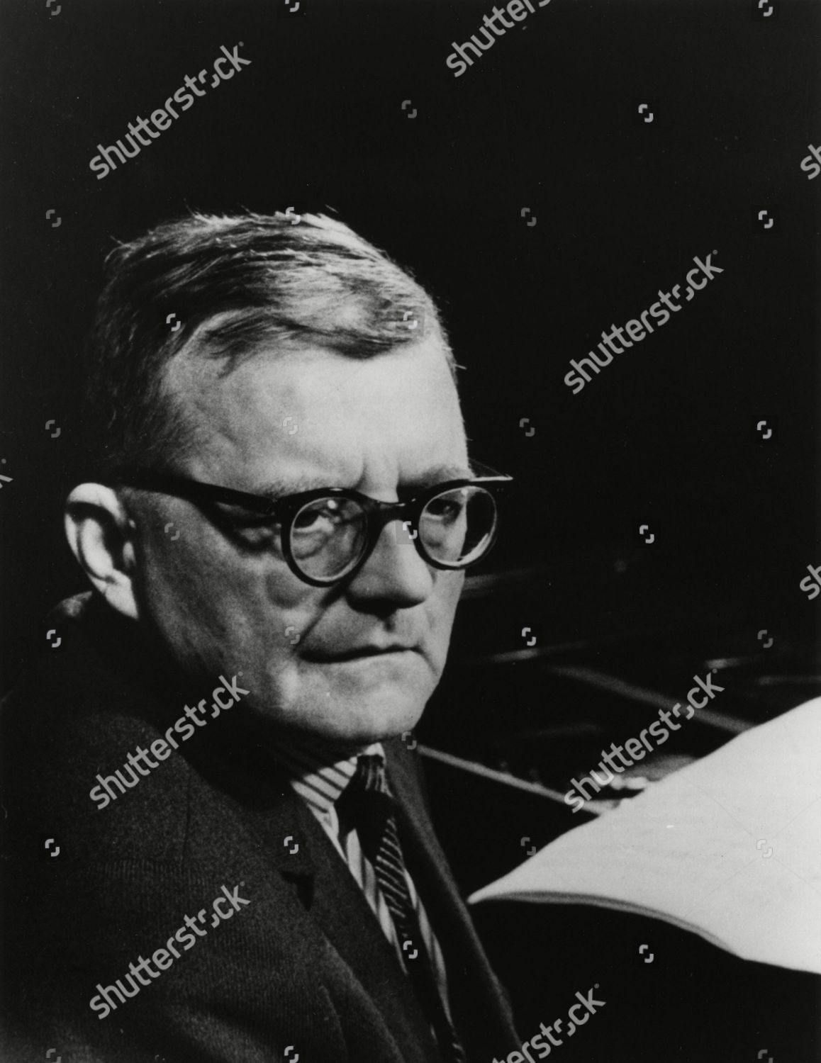 Photograph Dmitri Dmitrievich Shostakovich 19061975 Russian Editorial ... Photograph Dmitri Dmitrievich Shostakovich 19061975 Russian Editorial ...