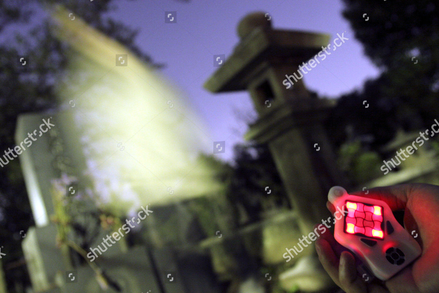 Detecting Ghosts Supernatural Beings Aoyama Cemetery Editorial Stock Photo - Stock Image ...