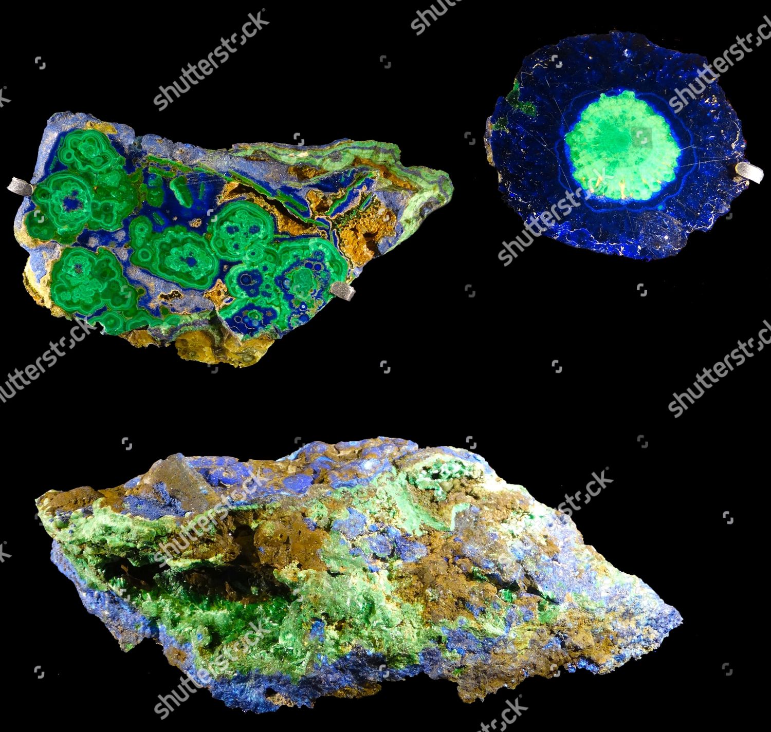Distinctive Green Banding Malachite Because Way Editorial Stock Photo ...