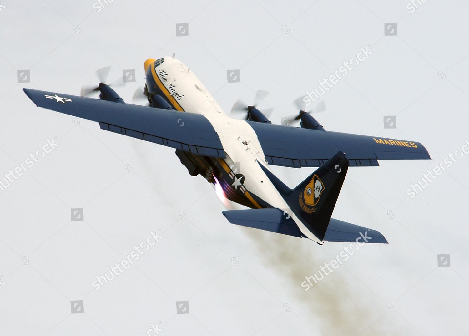 United States Marine Corps C130 Hercules Editorial Stock Photo - Stock ...