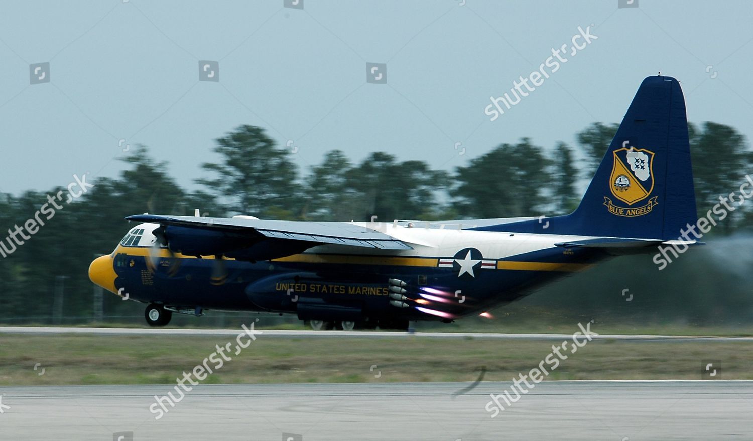 United States Marine Corps C130 Hercules Editorial Stock Photo - Stock ...