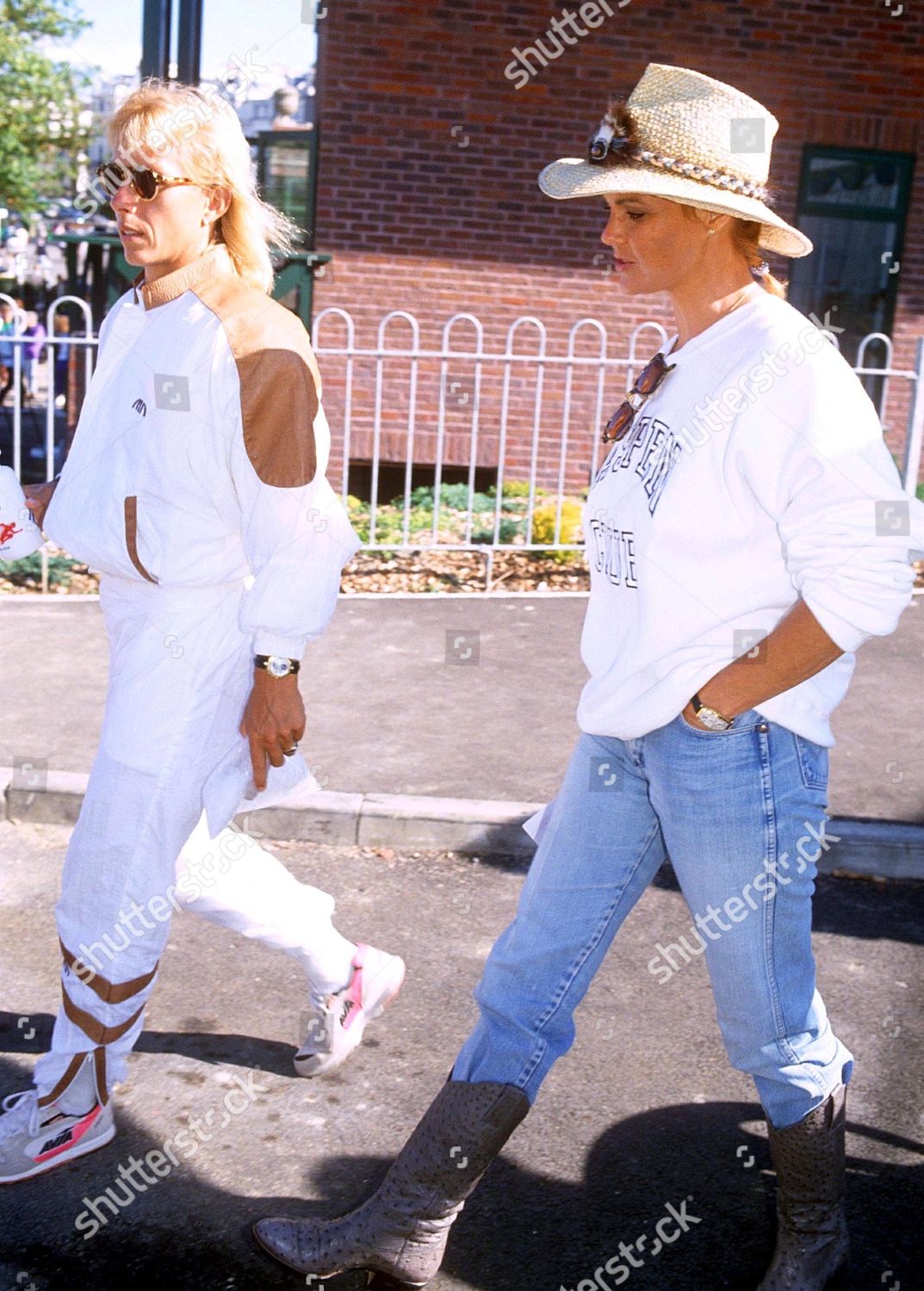 Martina Navratilova Eastbourne Partner Judy Nelson Editorial Stock ...