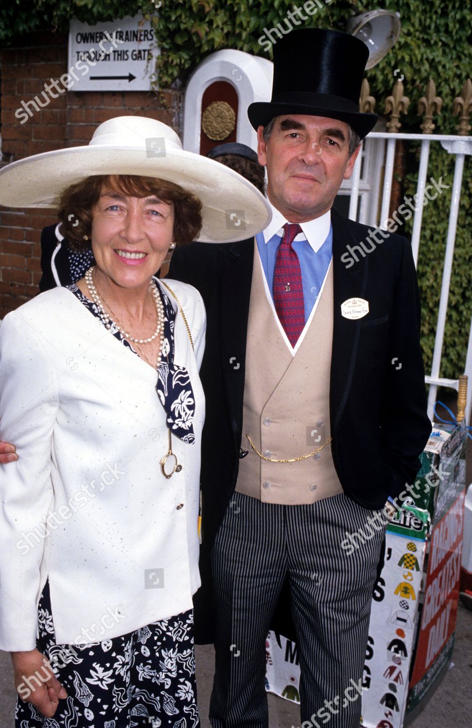 Derek Nimmo Wife Patricia Ascot Editorial Stock Photo - Stock Image ...