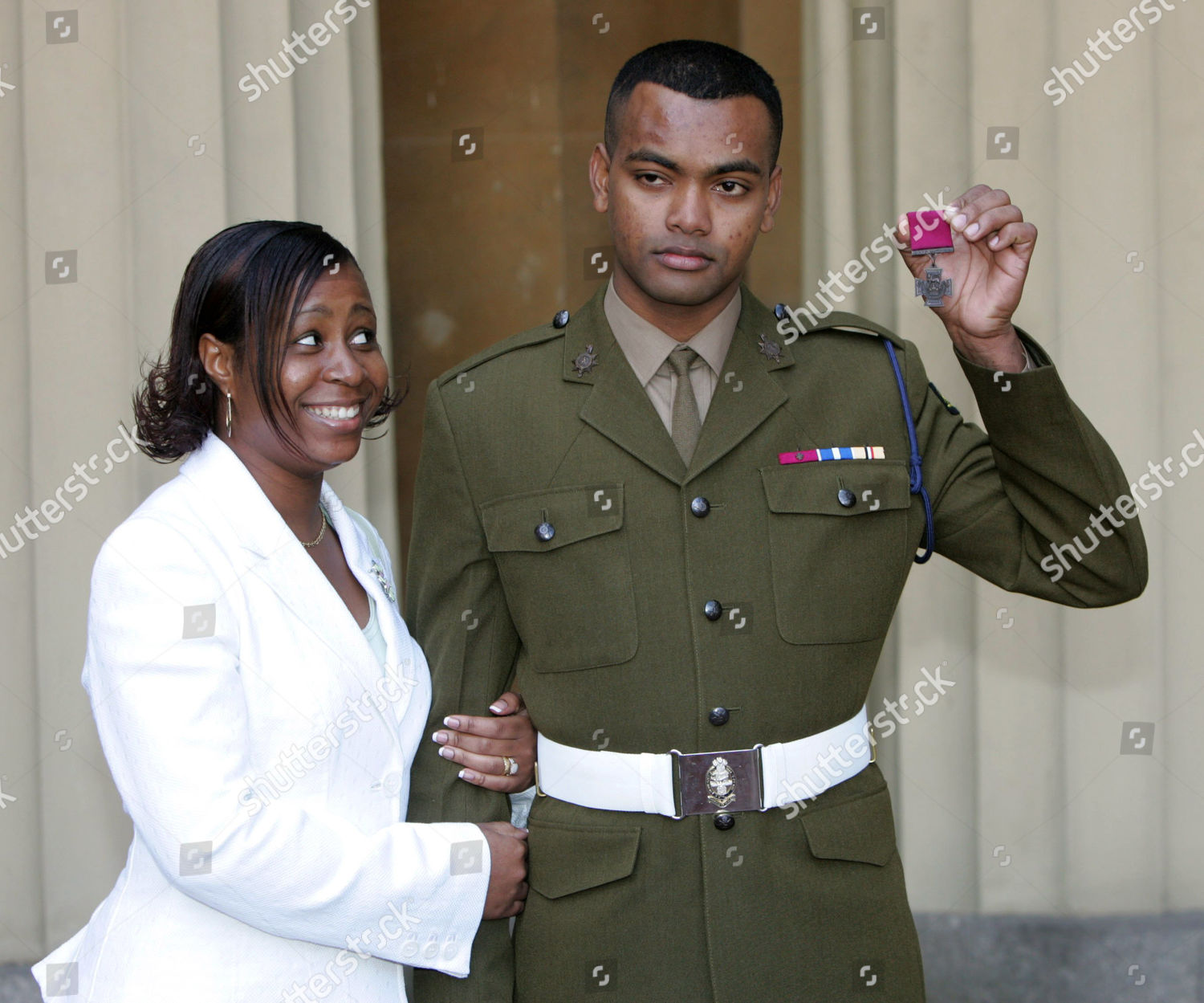 Private Johnson Beharry His Wife Lynthia Editorial Stock Photo - Stock ...