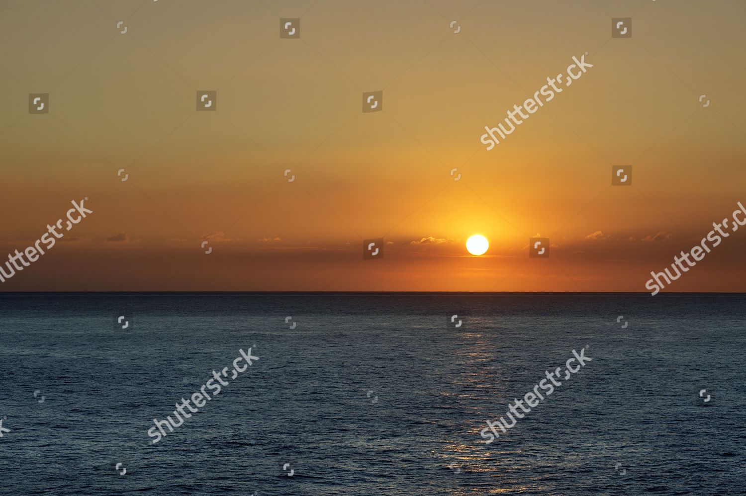 Ocean Sunrise French Riviera Editorial Stock Photo - Stock Image ...