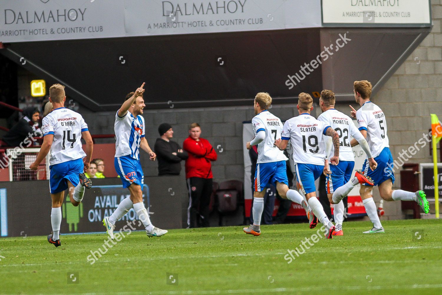 Kilmarnock Fc Defender Conrad Balatoni Team Editorial Stock Photo ...