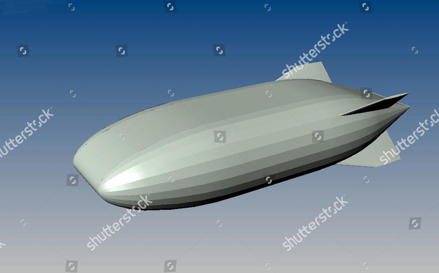 Prototype Football Stadium Sized Blimp That Editorial Stock Photo ...