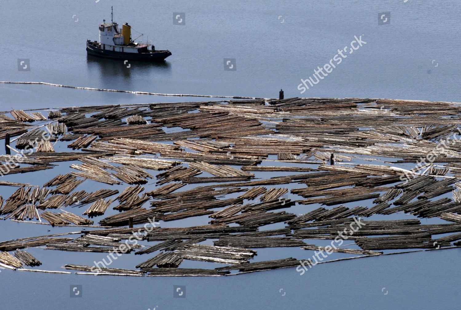 Logging Factory On Shore Lake Kelowna Editorial Stock Photo - Stock ...