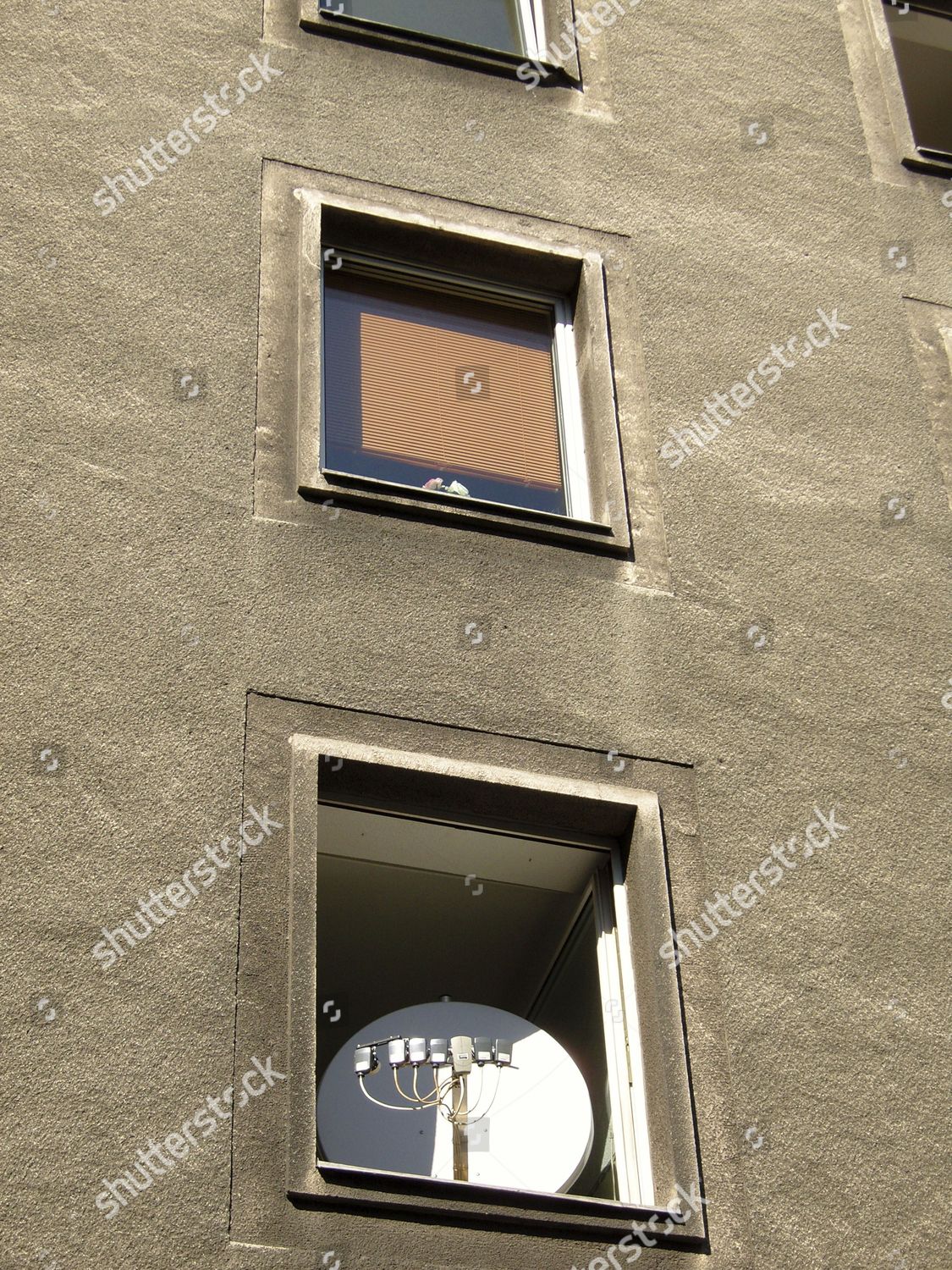 Television Dish Window Editorial Stock Photo - Stock Image | Shutterstock