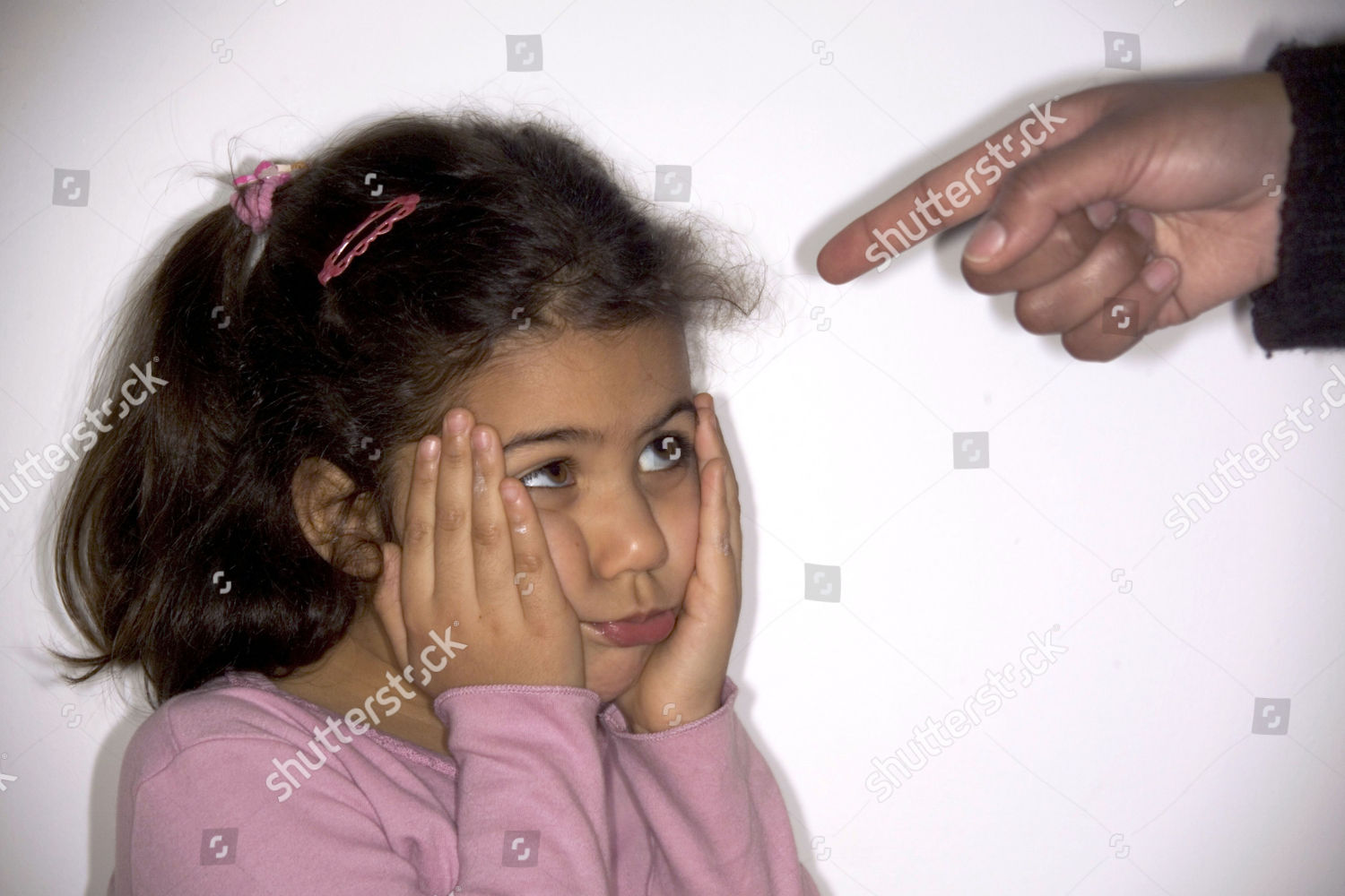 Model Released Young Girl Being Scolded Editorial Stock Photo - Stock ...