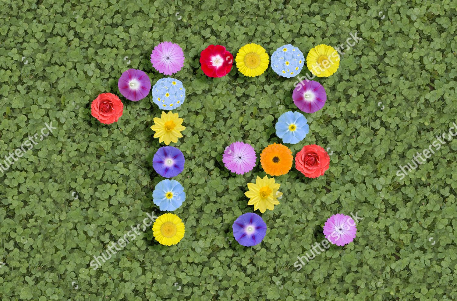 Numbers Written Flowers Editorial Stock Photo - Stock Image | Shutterstock