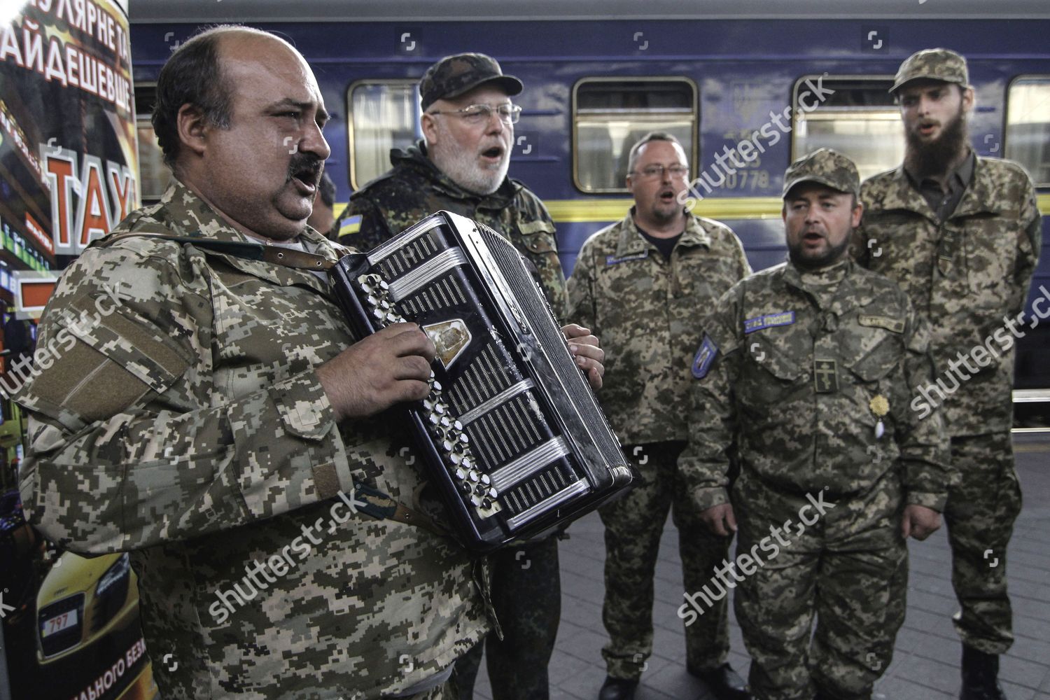 Ukrainian Orthodox Chaplains Ukrainian Armed Forces Editorial Stock ...