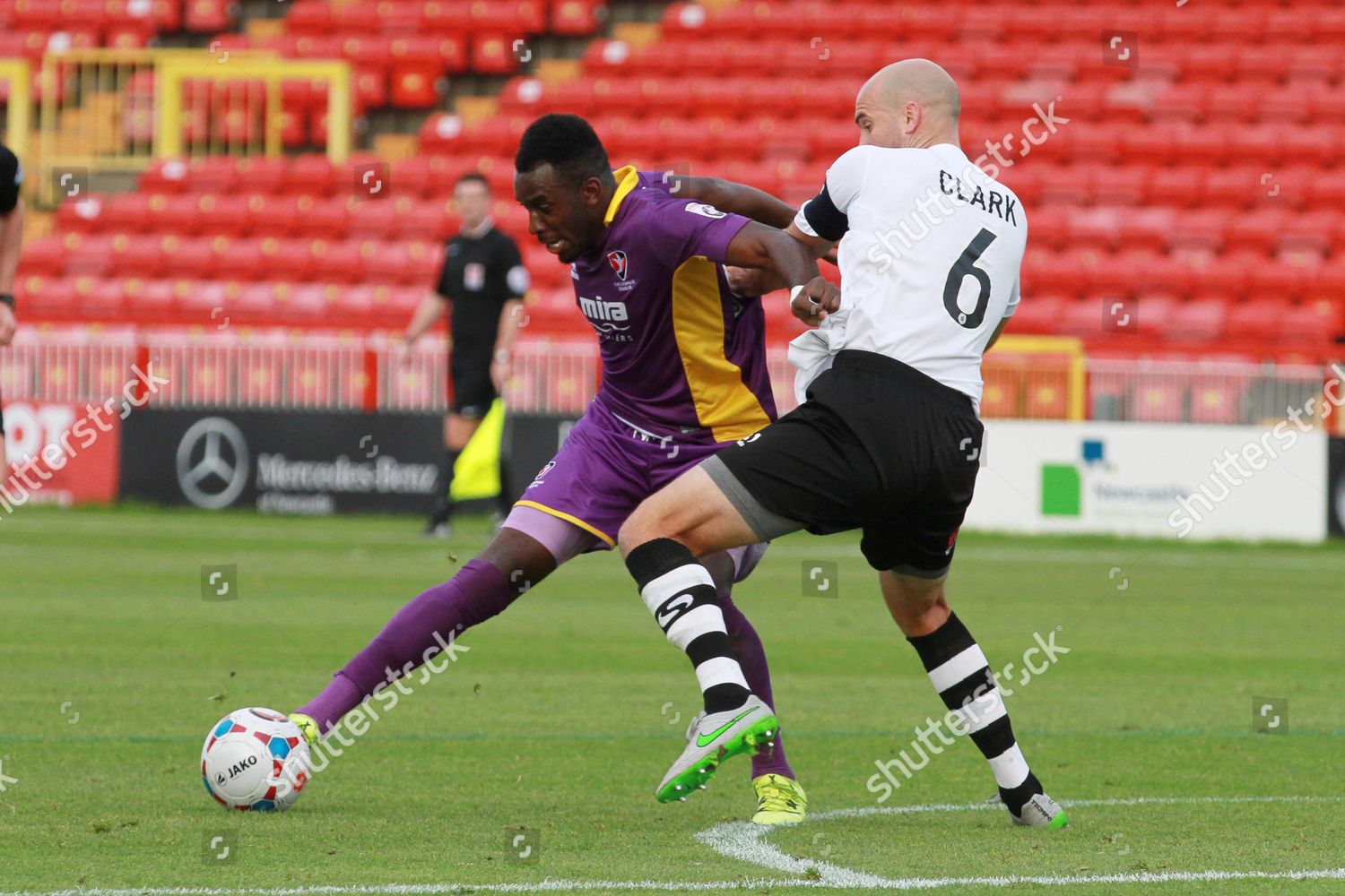 Amari Morgansmith Ben Clark During Vanarama Editorial Stock Photo ...