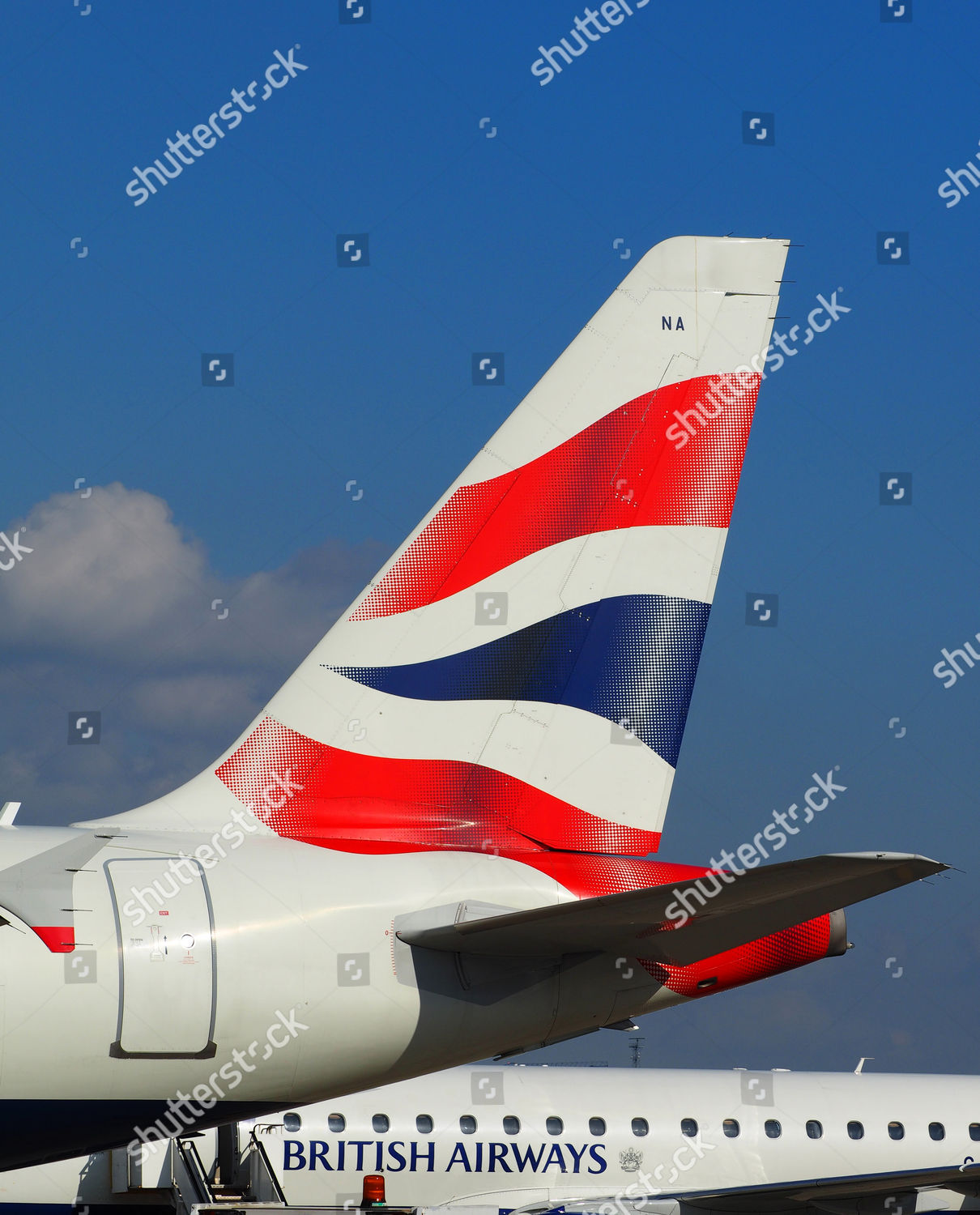 British Airways Tail Plane Logo Blue Editorial Stock Photo - Stock ...