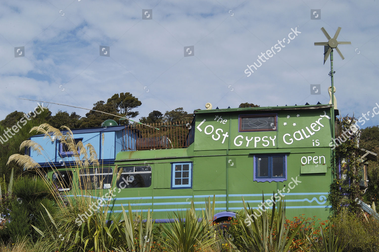 Old Bus Built Camper Used Lost Editorial Stock Photo - Stock Image ...