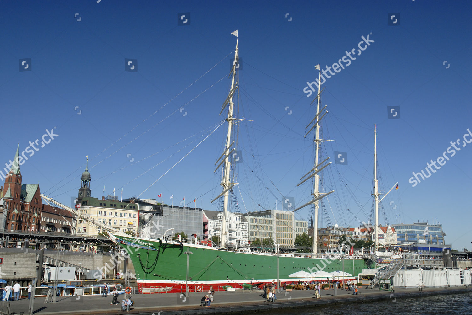 Historic Sail Ship Rickmer Rickmers Lying Editorial Stock Photo - Stock ...