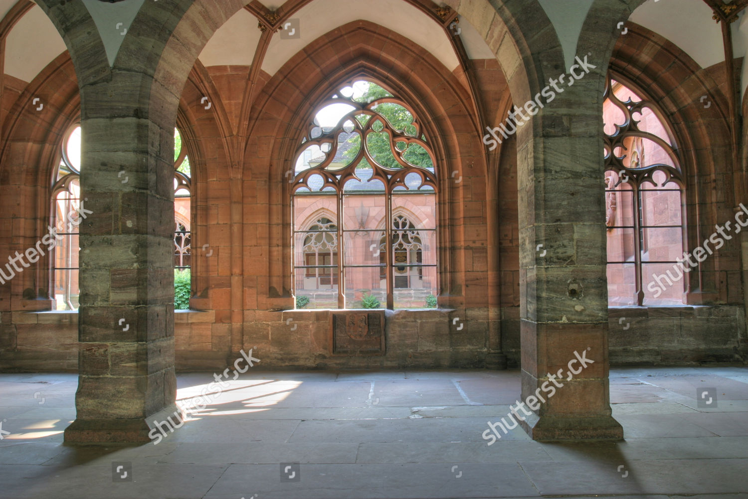 Cloister Basel Cathedral Switzerland Editorial Stock Photo - Stock ...