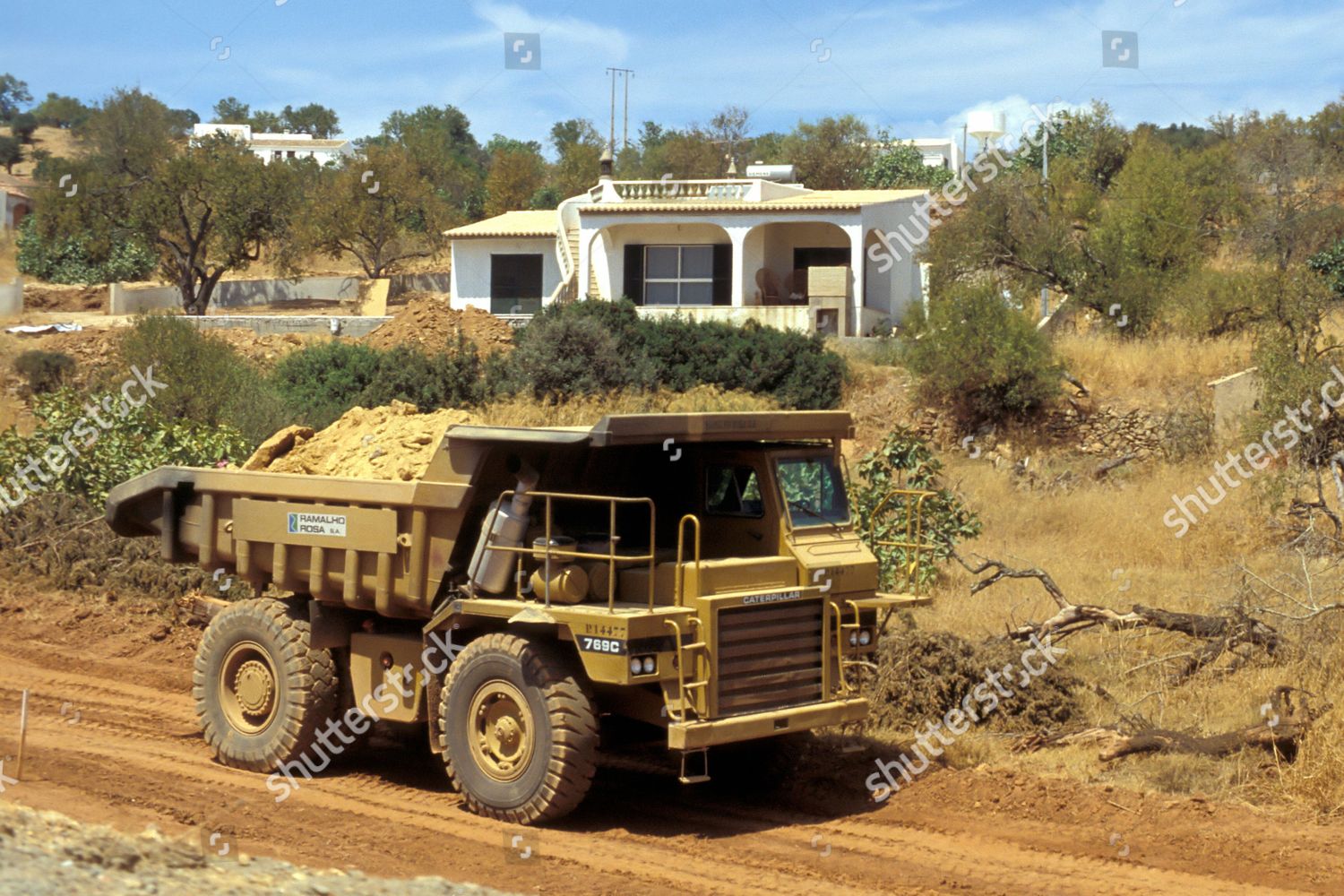 Caterpillar Heavy Duty Skip Mining Truck Editorial Stock Photo - Stock ...