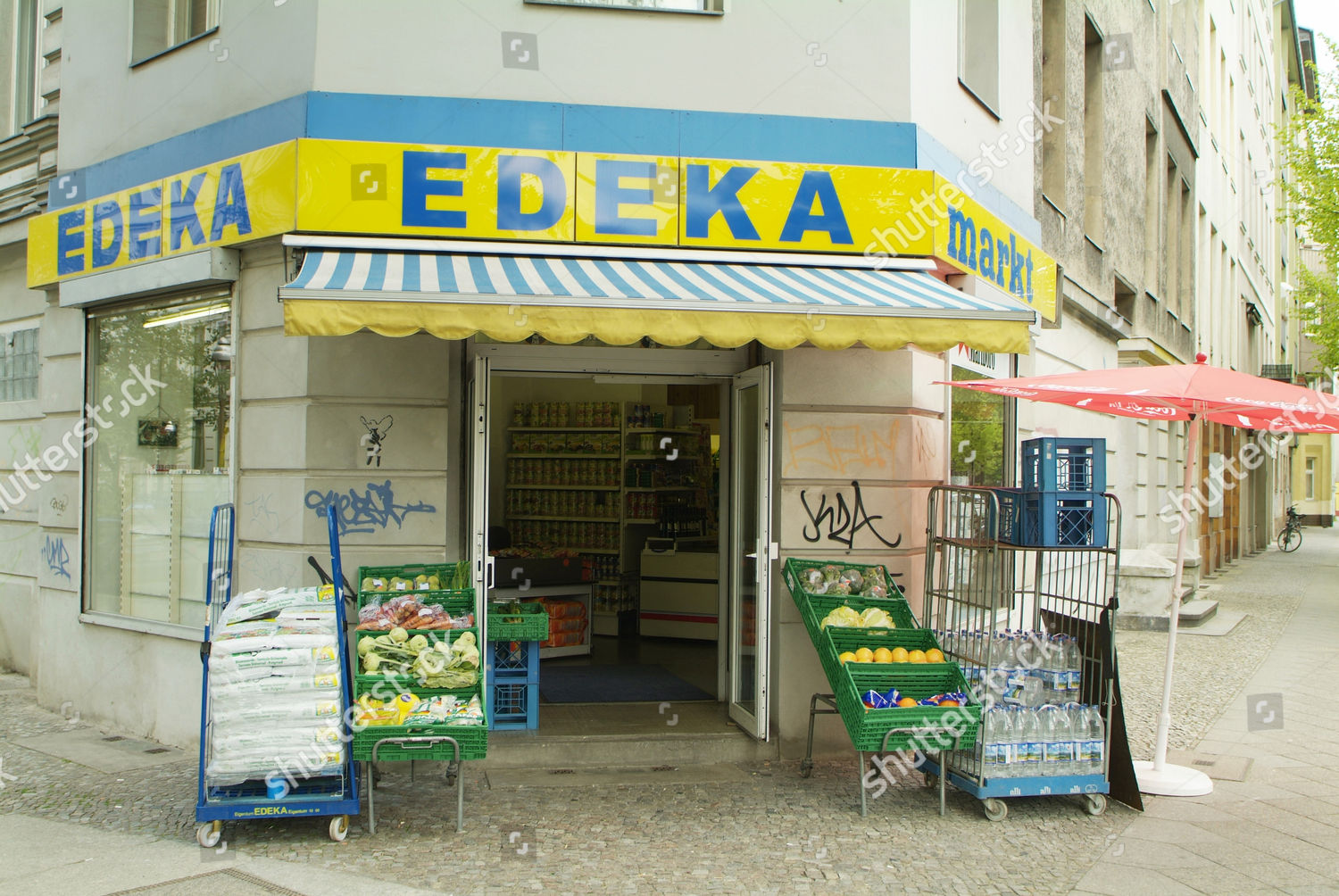 Edeka Shop Kreuzberg Berlin Germany Editorial Stock Photo - Stock Image ...
