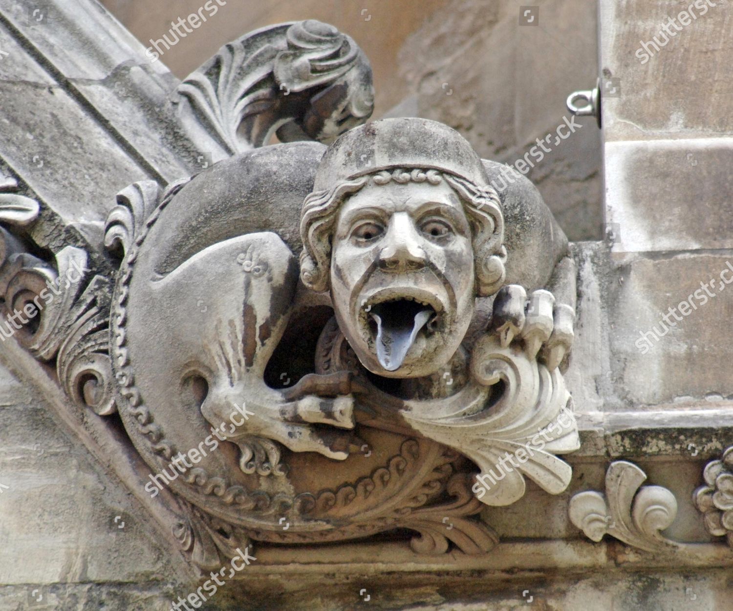 Gargoyles Over North Door Westminster Abbey Editorial Stock Photo ...