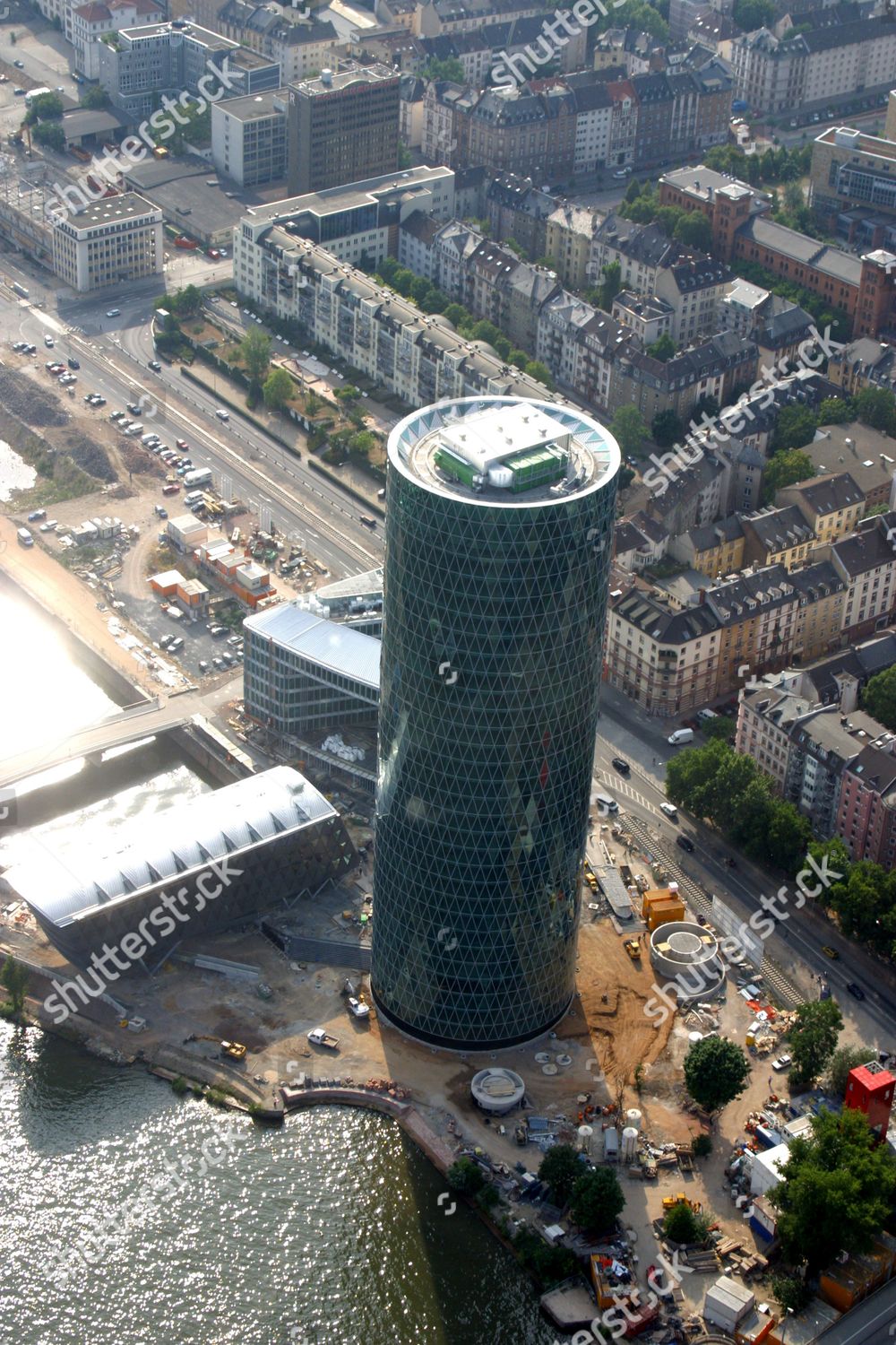 Deu Germany Frankfurt Westhafen Tower Ofb Editorial Stock Photo - Stock ...