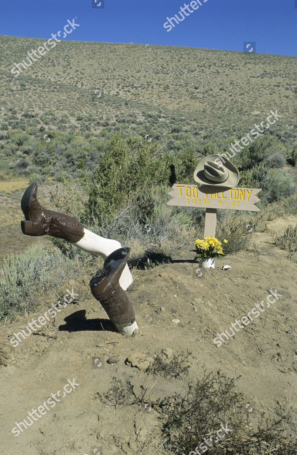 Scurril Art Legs Boots Popping Out Editorial Stock Photo - Stock Image ...