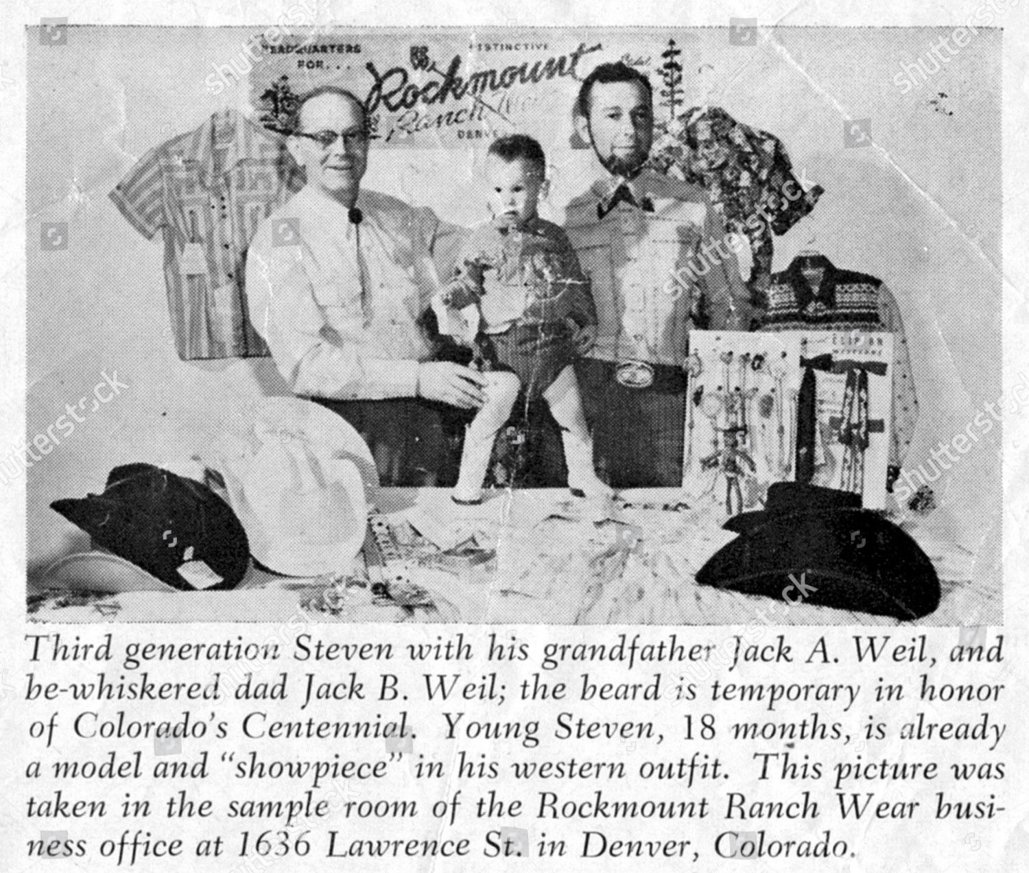 Steven Weil Papa Jack Weil Jack Editorial Stock Photo - Stock Image ...