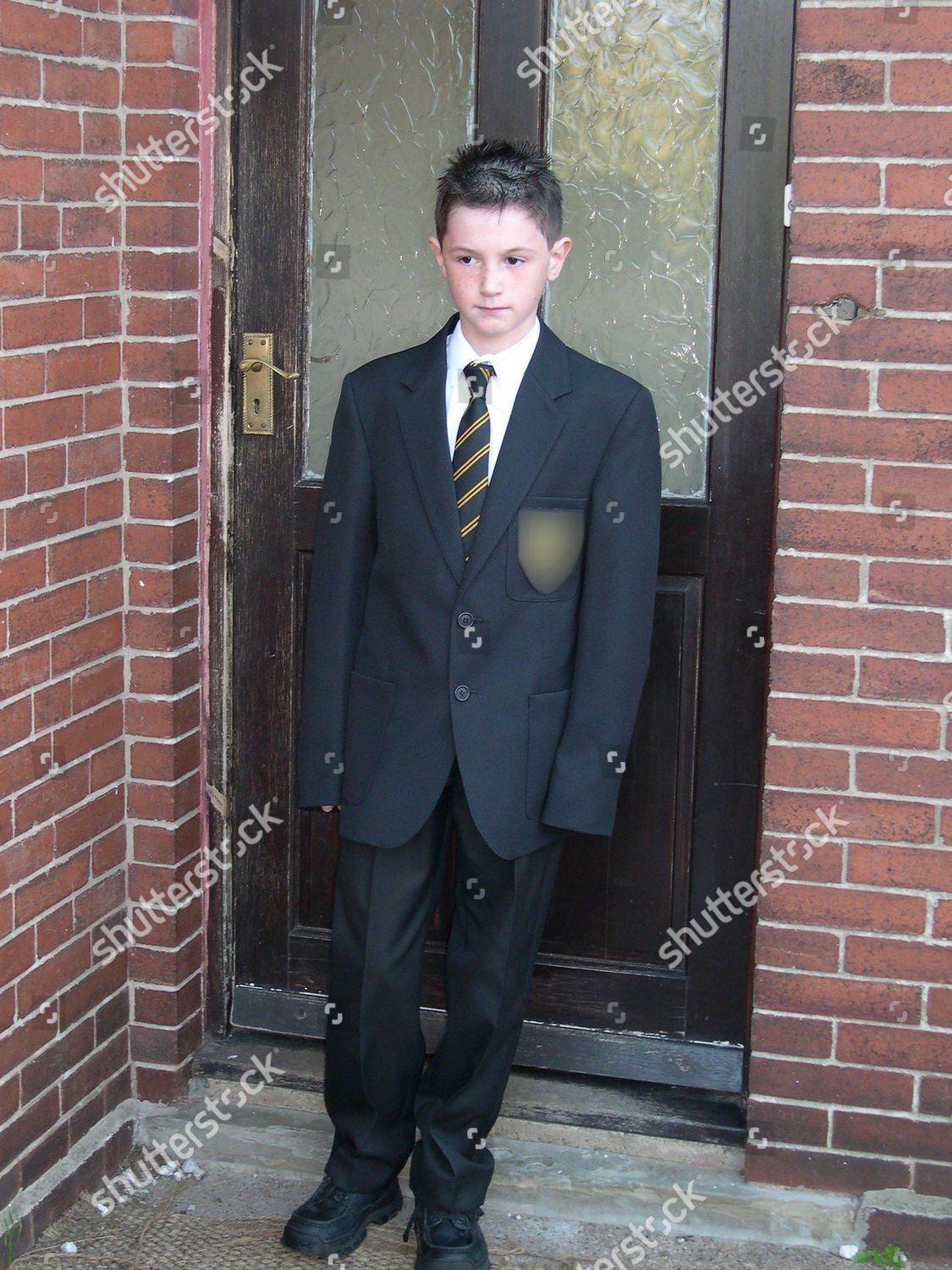 Model Released Boy Leaving House His Editorial Stock Photo - Stock ...