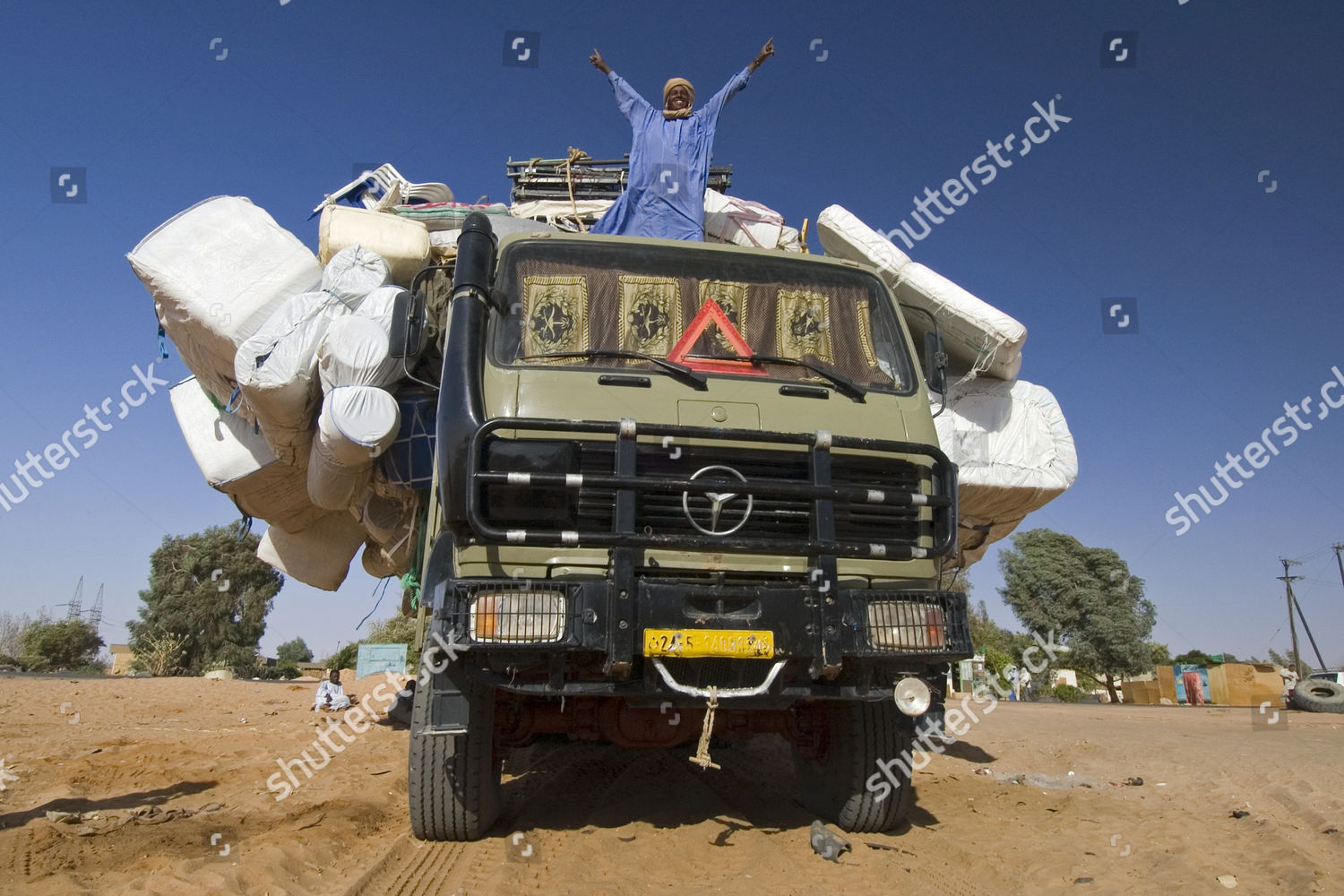 Totally Overloaded Truck Oasis Kufra Kufrah Editorial Stock Photo - Stock Image | Shutterstock