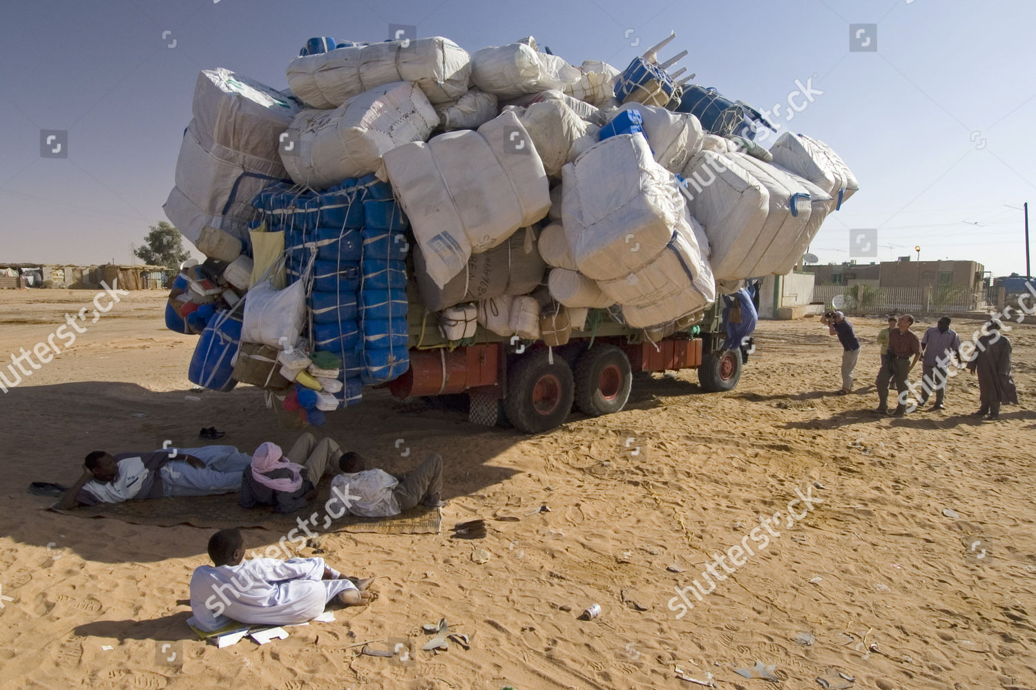 Totally Overloaded Truck Oasis Kufra Kufrah Editorial Stock Photo - Stock Image | Shutterstock