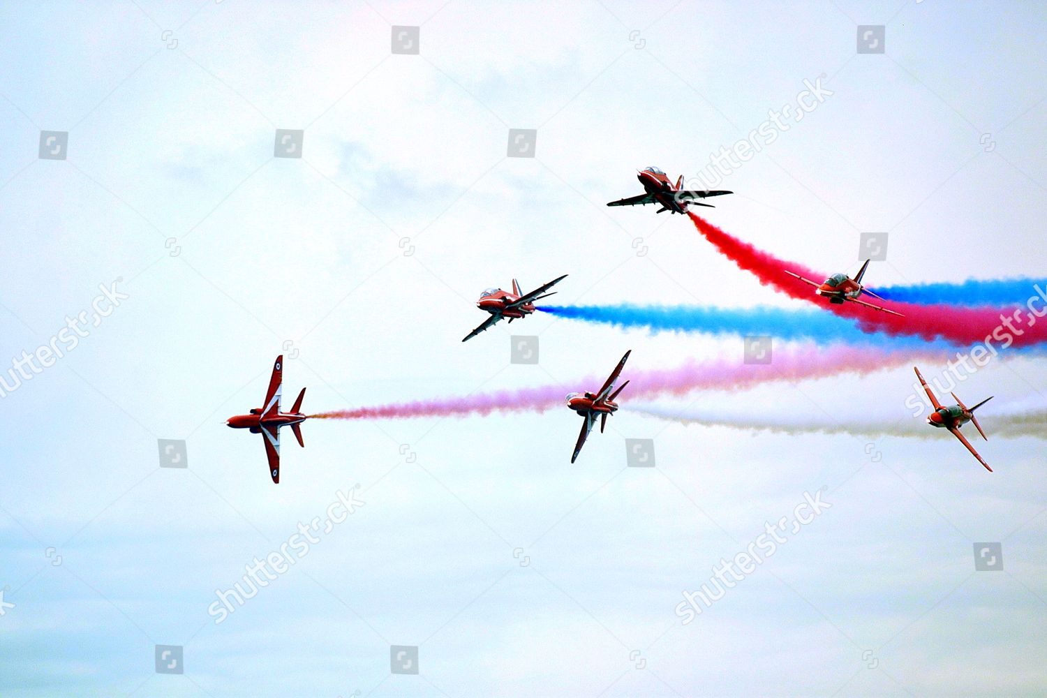 Red Arrows Stunt Team Editorial Stock Photo - Stock Image | Shutterstock