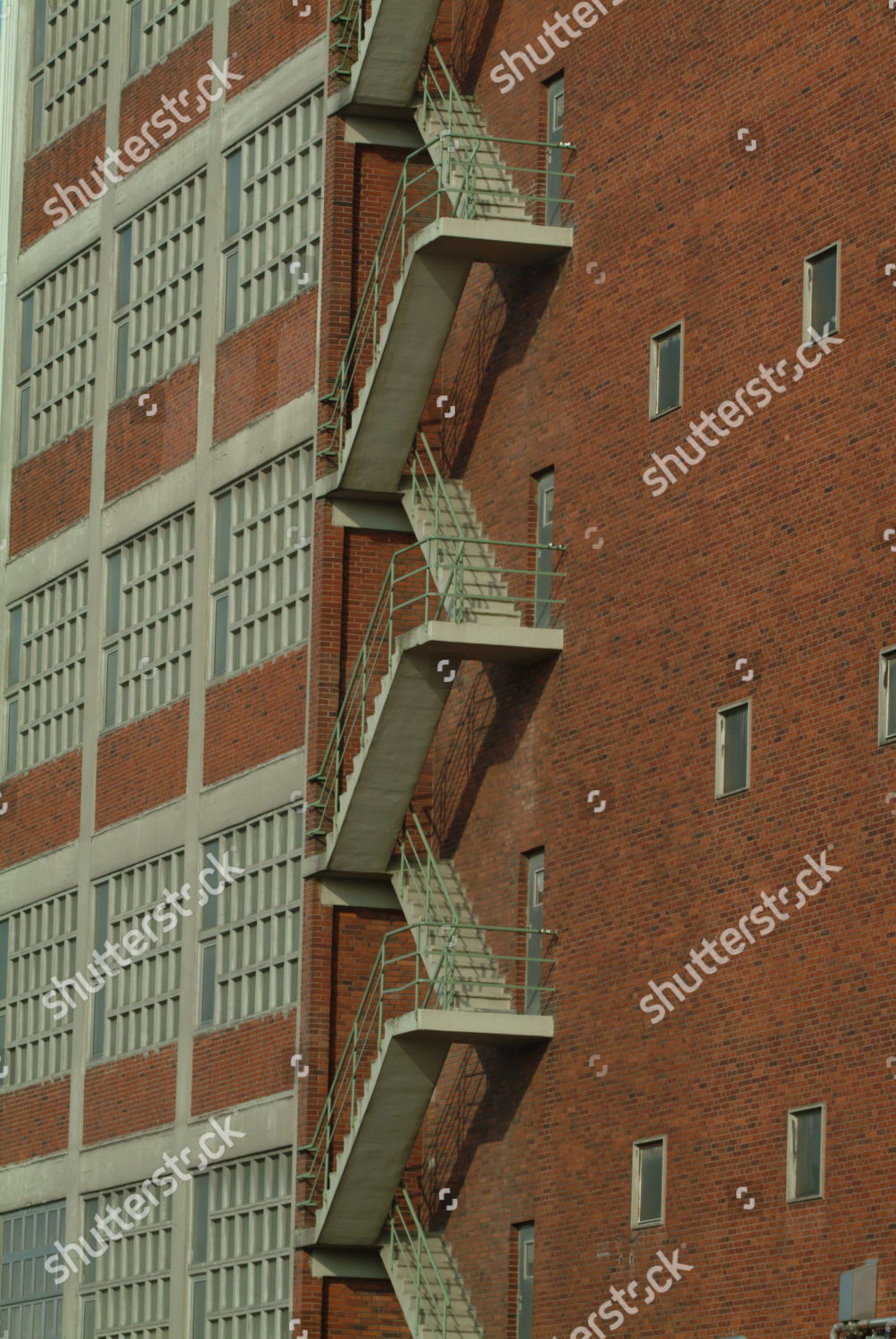 Deu Germany Fire Stairs Building Editorial Stock Photo - Stock Image ...